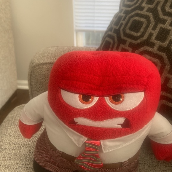 Disney | Toys | Disney Pixar Inside Out Anger 9 Plush Stuffed Animal ...